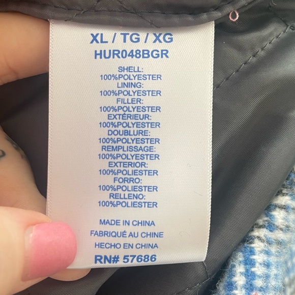 Hurley | Jackets & Coats | Brand New Hurley Blue Plaid Lined Shaket ...